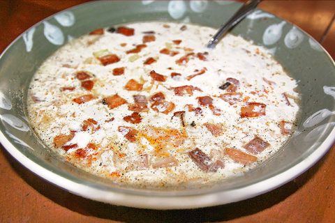 Clam Chowder on the Griddle Recipe - Griddle Master